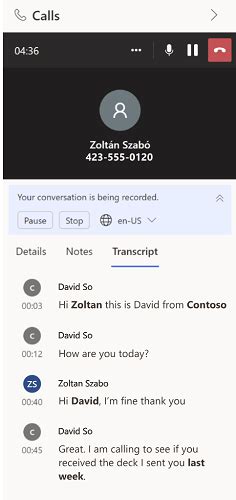 Get Real Time Call Data Through Teams Calls In Dynamics 365 Sales