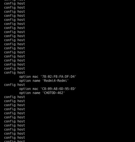 Delete Static Dhcp Client Information Installing And Using Openwrt