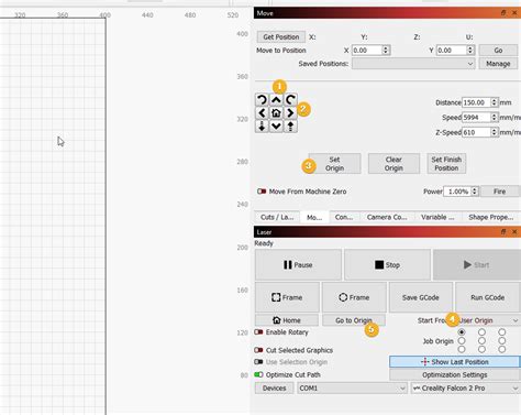 Lighburn Setting X Y Tips And Tricks LightBurn Software Forum