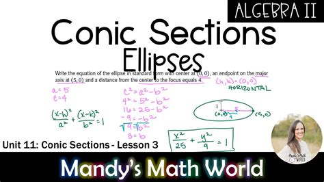 How To Teach Ellipses And Circles ⋆ Worksheets