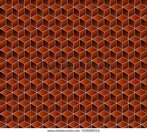Hexagonal Grid Background Cube Vector Background Stock Vector Royalty Free 418688356