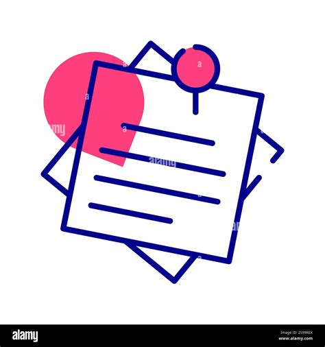 Sticky Notes Vector Design In Modern Style Ready To Use Vector Stock Vector Image And Art Alamy