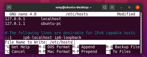 Ubuntu Linux Change Hostname