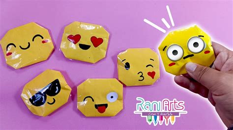 Squishy De Papel Emoji Emojis De Papel Origami Youtube