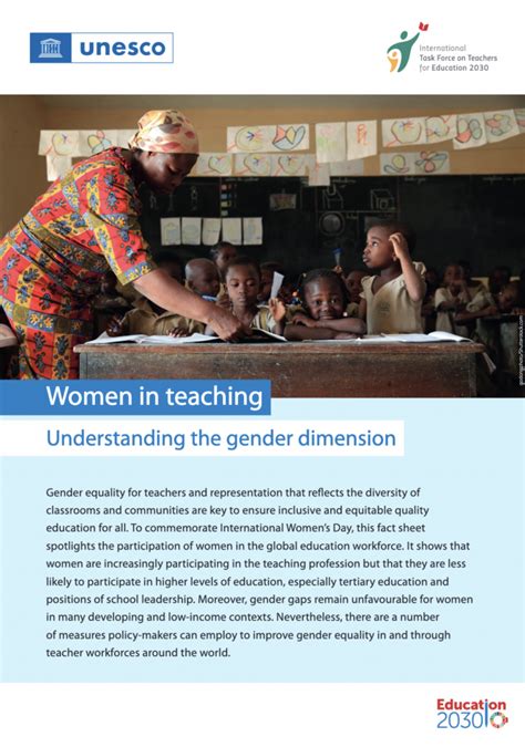 Women In Teaching Understanding The Gender Dimension Equityedhub