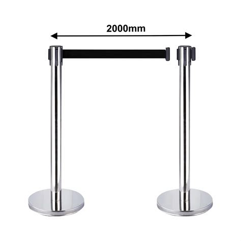 Queue Barrier Queue Barrier Chrome Folio Office National