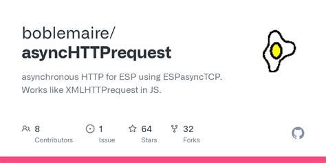 GitHub Boblemaire AsyncHTTPrequest Asynchronous For ESP Using ESPasyncTCP Works Like
