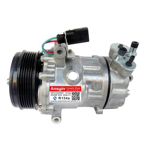Компрессор переменного тока SD6V12 A/C для VW Vento Polo Skoda Fabia II ...