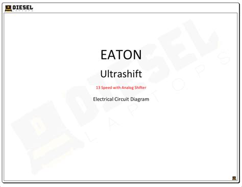 Eaton Gen 3 Auto And Ultrashift 13 Speed With Analog Shifter Ultrashift