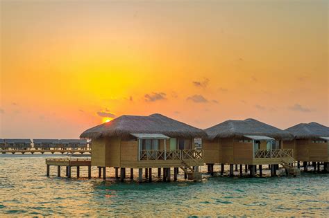 트로피컬 몰디브 라군의 오버워터 빌라 · 무료 스톡 사진