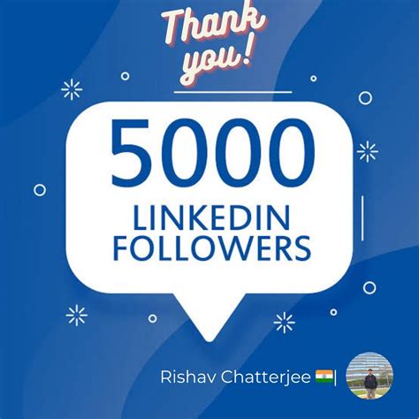 Tech Connections Linkedin 5k Followers Networking Collab Growth