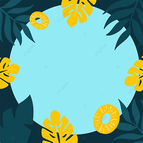 프레임 및 열 대 잎을 환영 여름 배경 템플릿 여름 주형 배경 배경 일러스트 및 사진 무료 다운로드 Pngtree