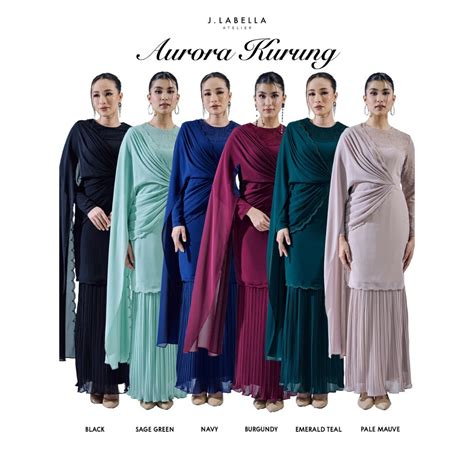 J Labella Aurora Kurung Shopee Malaysia