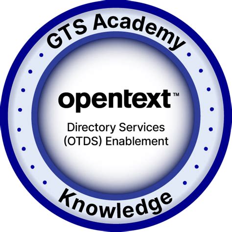 opentext knowledge opentext directory services otds enablement