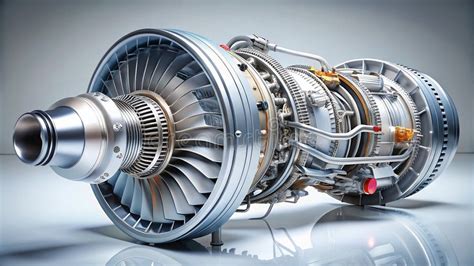 Detailed 3d Model Of A Highbypass Turbofan Engine Unveiling The