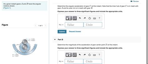 solved il review at a given instant gears a and b have the