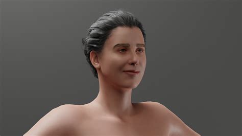 Realistic Female Rachel 3d Model Rigged Cgtrader
