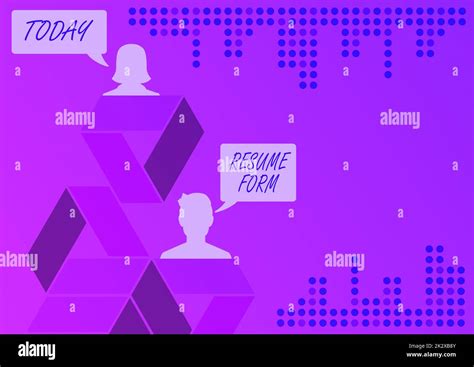 Inspiration Montrant Le Formulaire De Cv De Laffiche Concept Internet