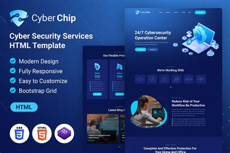 Cyberchip Web Security Html Design Template Place