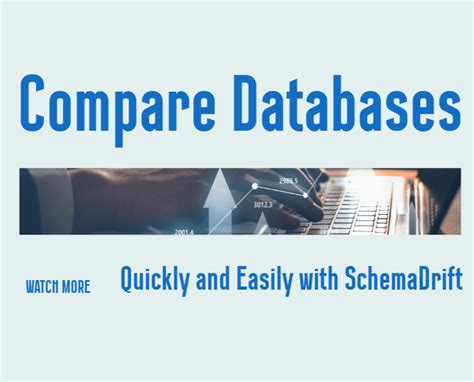 Compare Sql Server Schemas With Schemadrift Tool
