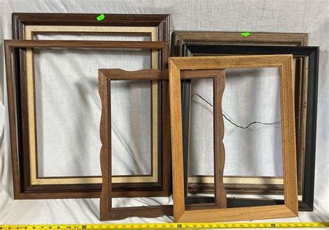 6 Picture Frames Assorted Sizes And Styles Metzger Property