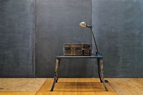 Ghost Table Industrial Assemblage Table Industrial Table Assemblage