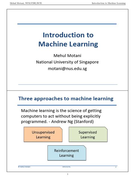 A06 Intro To Ml 2 Pdf Machine Learning Dependent And Independent Variables