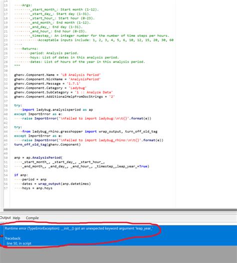 Lb Analysis Period With Leap Year Ladybug Tools Ladybug Tools Forum