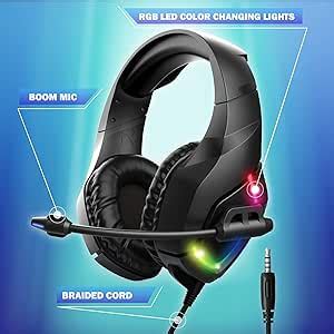 Five Below Bugha Exclusive Led Gaming Headset Wboom Mic 3