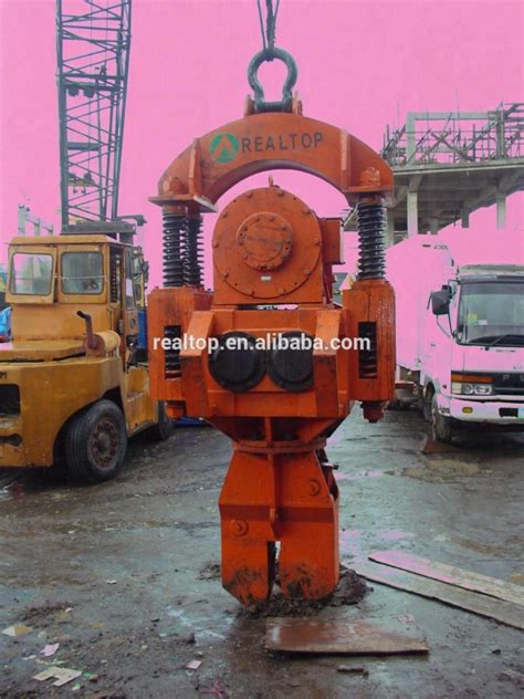 Crane Type Rt 45a Vibratory Pile Driver For Steel Sheet Pile Buy China Wholesale Vibratory