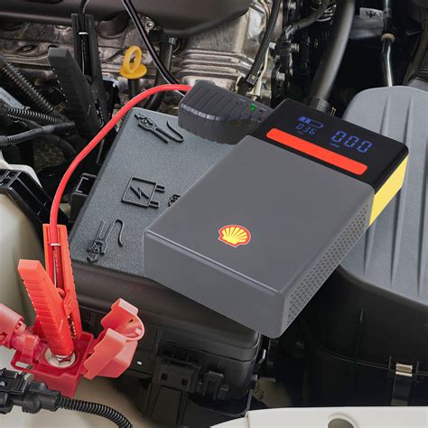 Shell Sh816 Cb Jump Starter With Air Compressor 16000mah Digital
