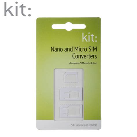 Kit Nano And Micro SIM Adaptor Pack
