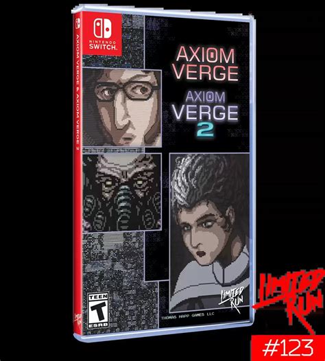 Axiom Verge 1 And 2 Double Pack Limited Run Games Nintendo Switch Pelit