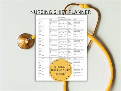 Nurse Shift Report Sheet Long Term Care Nursing Nursing Assistant