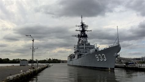 Forrest Sherman Class Destroyer Uss Barry Was Towed Away For