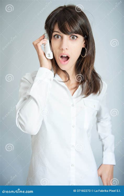 Shocking News Stock Image Image Of Shocking Cute Communication