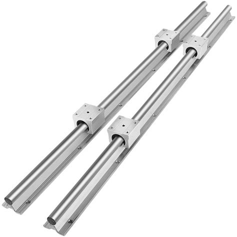 Linear Rail Sbr20 1500mm 2 Linear Slide Guide With 4 Sbr20uu Bearing Block