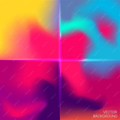 Premium Vector Abstract Blurred Gradient Mesh Backgrounds Set Colorful Smooth Banner Template