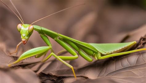 Premium Photo A Green Grasshopper With A Large Green Nose