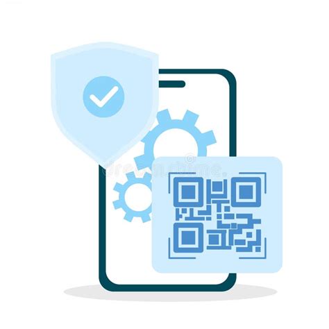 Illustration Of A Qr Code To Enhance Mobile Security Verify Identity