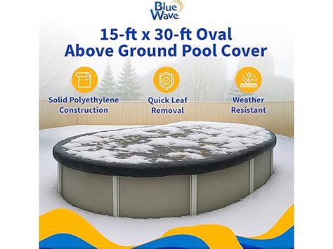Blue Wave Bronze 8 Year 15 Ft X 30 Ft Oval Above Ground Pool Cover