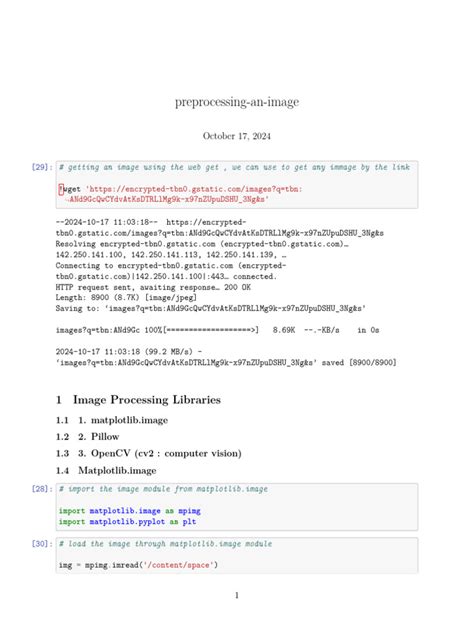 Preprocessing An Image Pdf Multidimensional Signal Processing Vision
