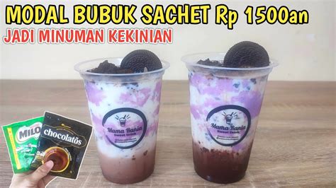 IDE JUALAN MINUMAN KEKINIAN ES MILO OREO ES COKLAT OREO MODAL