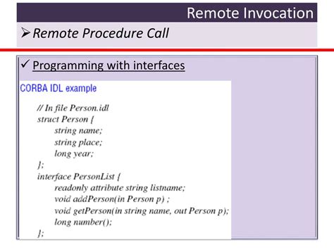 ppt distributed objects and remote invocation powerpoint presentation