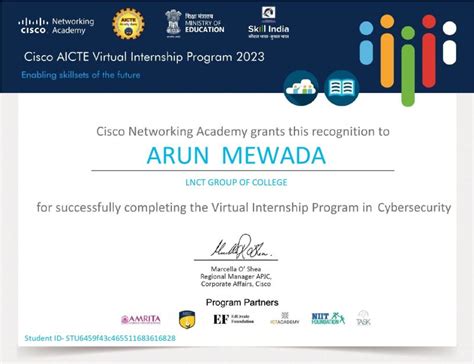 arun mewada on linkedin cybersecurity cisconetworkingacademy cisco