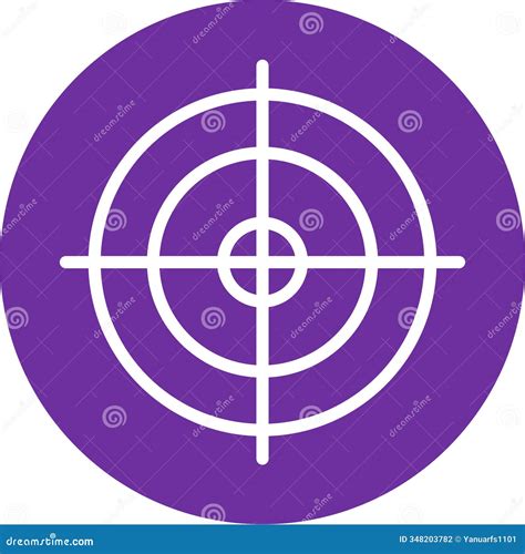 Purple Core Values Icon Set In One Color On White Background Stock Illustration Illustration