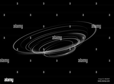 Captivating Abstract Light Trails In Motion With Intricate Circular Patterns That Evoke A Sense