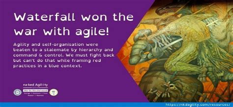 Waterfall Won The War With Agility By Martin Hinshelwood