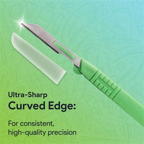 Fifthpulse Disposable Surgical Scalpel Knife 14 Ten