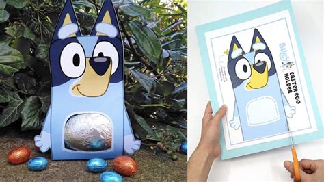How To Make A Bluey Easter Egg Holder Cbeebies